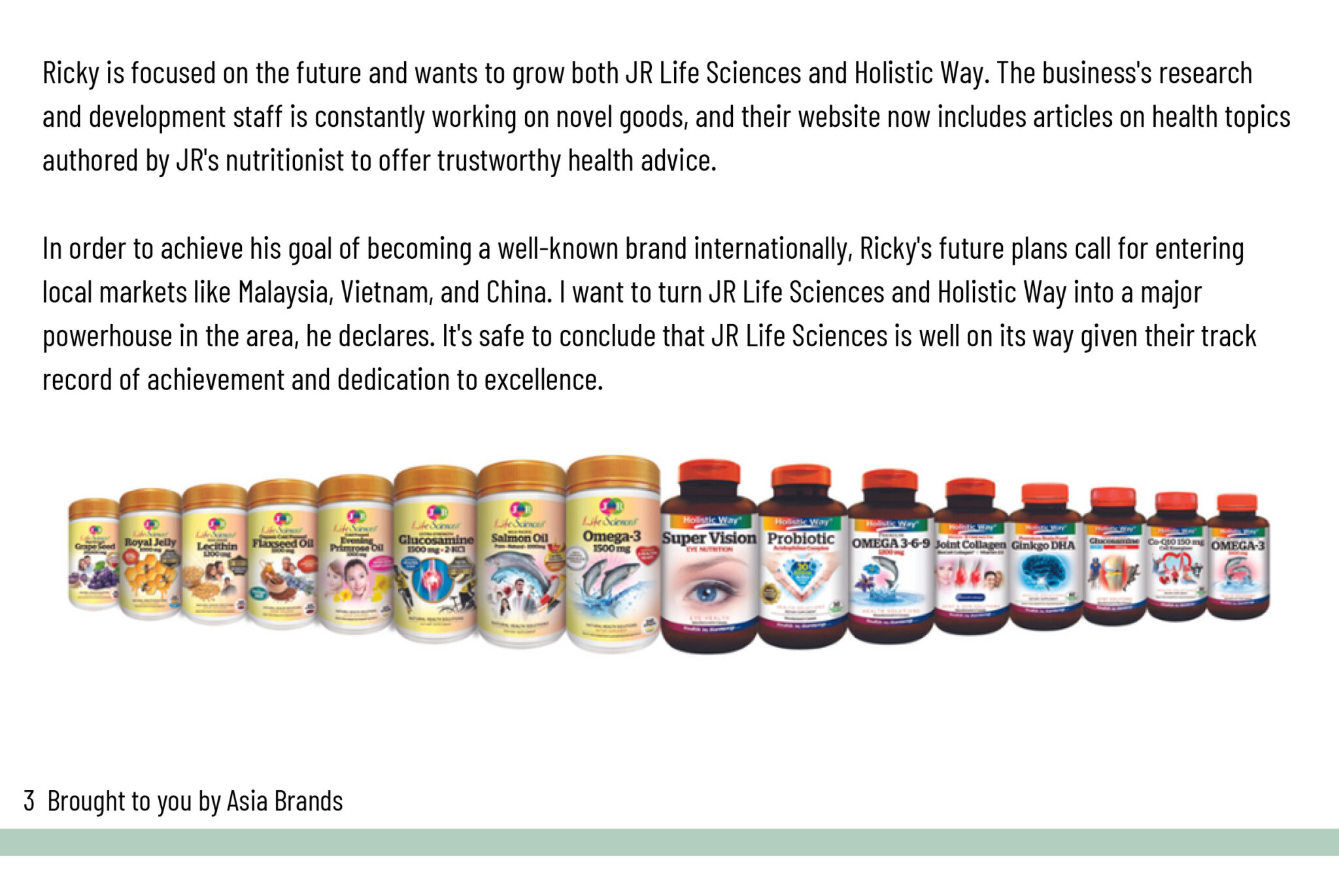 Featured: JR Life Sciences – Asia Brands Consultancy